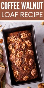 Coffee Walnut Loaf Cake | Creators Of Coffee