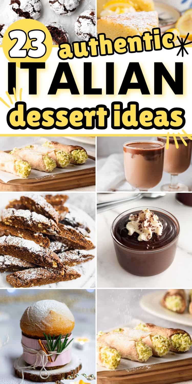 23 Irresistible Italian Dessert Recipes to Sweeten Any Occasion ...