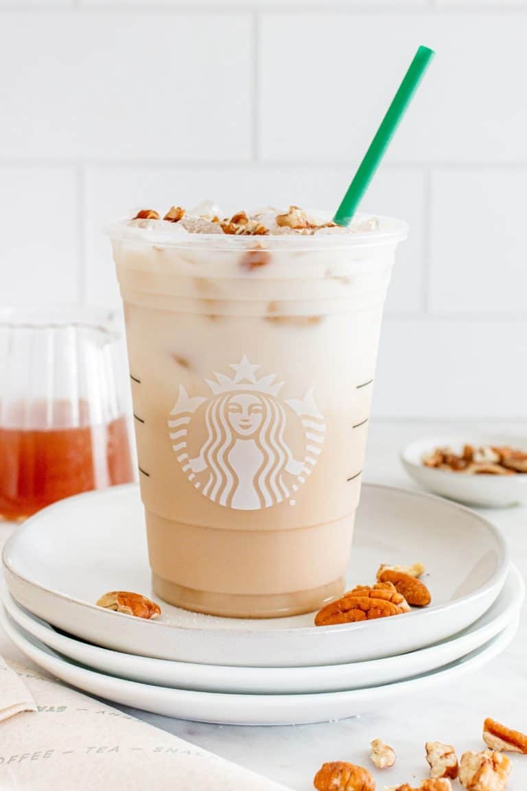 Starbucks Iced Pecan Crunch Oat Milk Latte Copycat Recipe | Creators Of ...