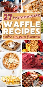 27 Homemade Flavored Waffles Recipes for A Tasty Breakfast Or Brunch ...