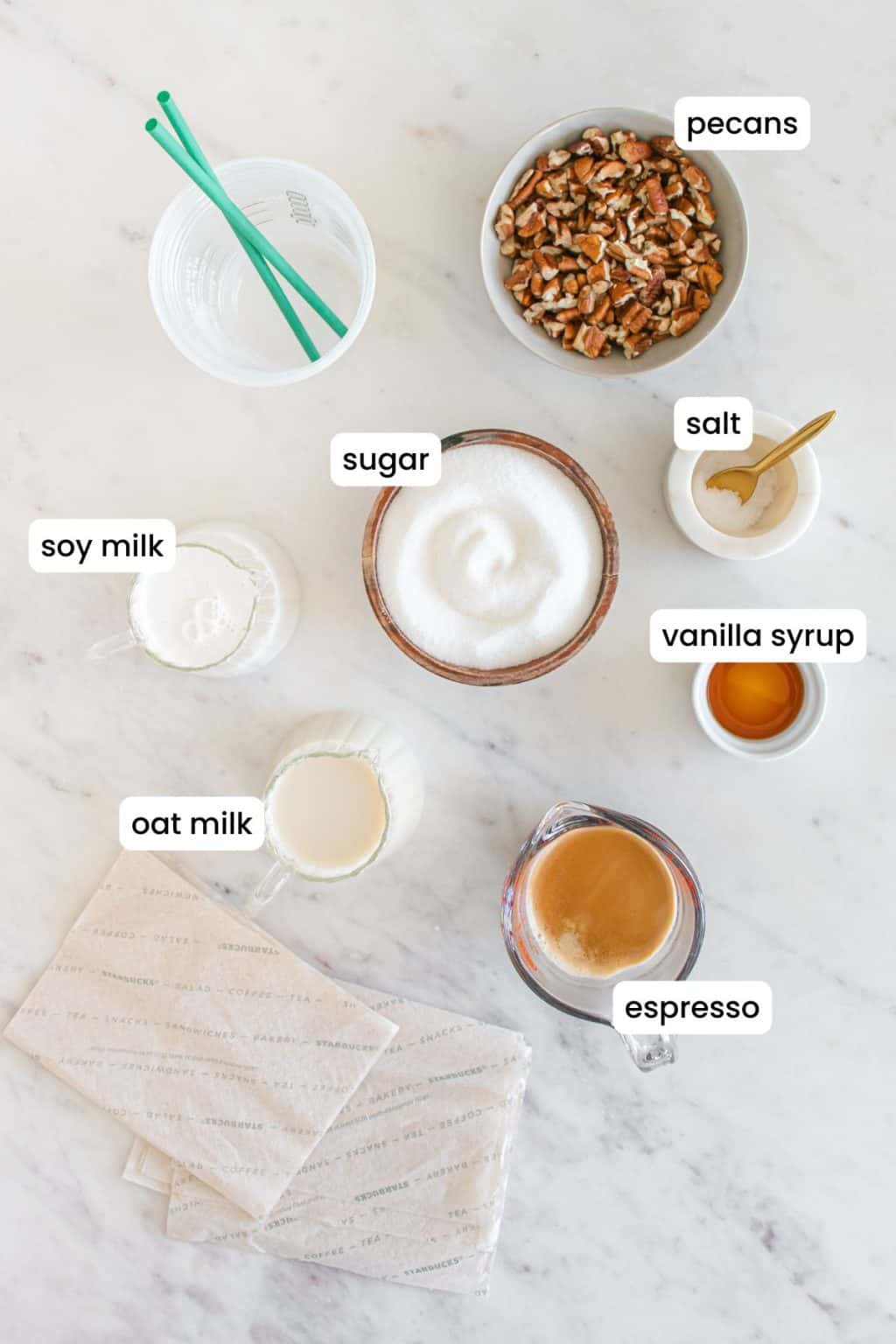 Starbucks Iced Pecan Crunch Oat Milk Latte Copycat Recipe | Creators Of ...