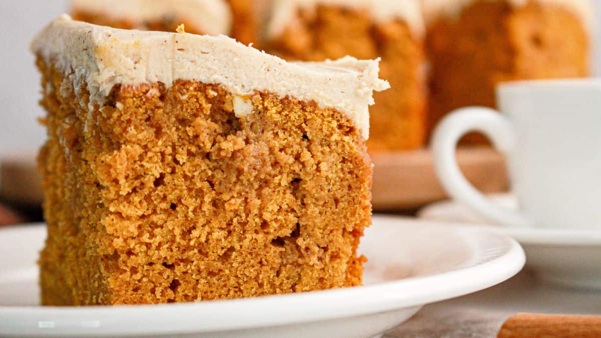 Spiced Pumpkin Poke Cake | Creators Of Coffee
